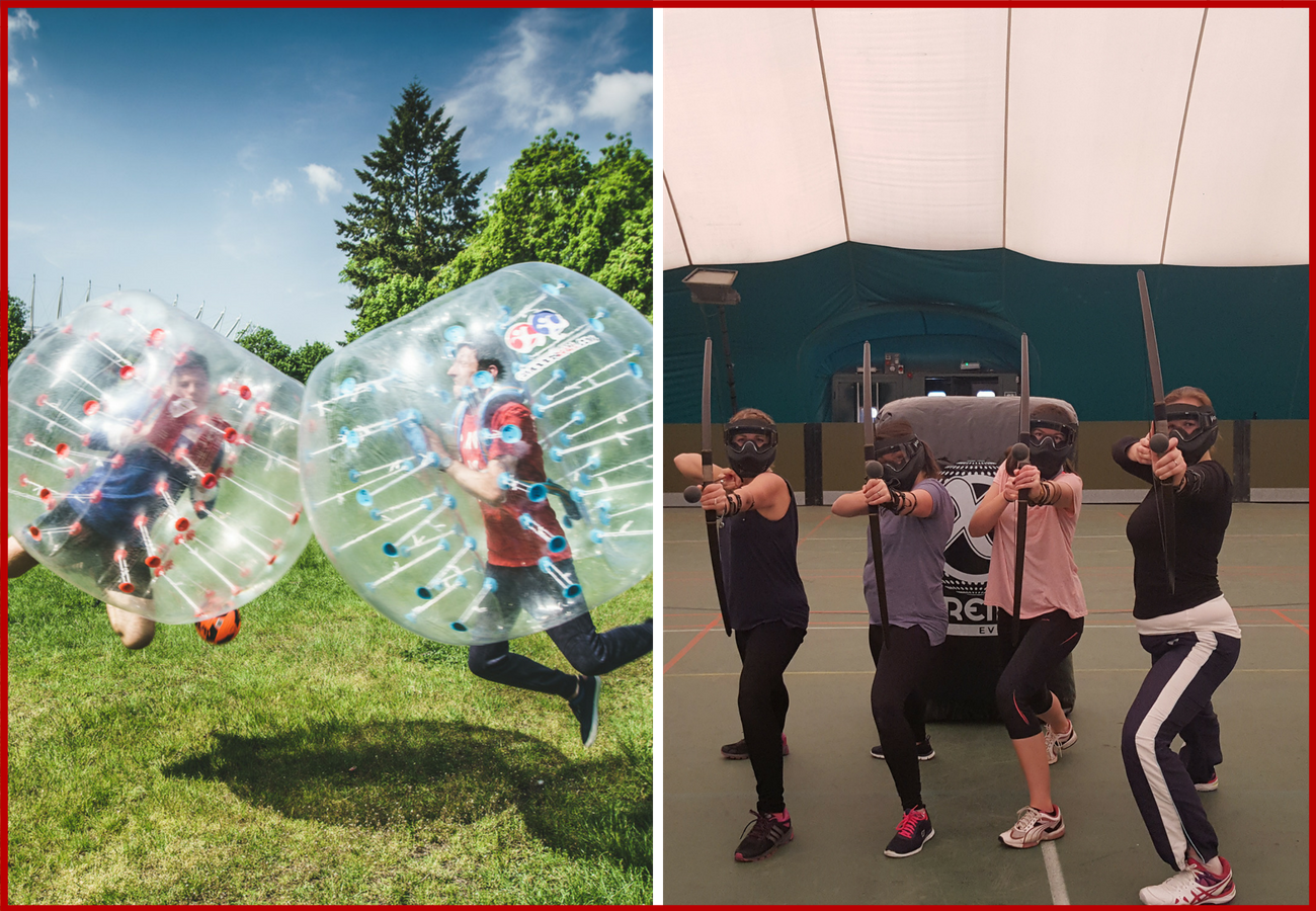 Nerf Combat / Bubble MayHEN and Archery MayHEN - Nerf Combat